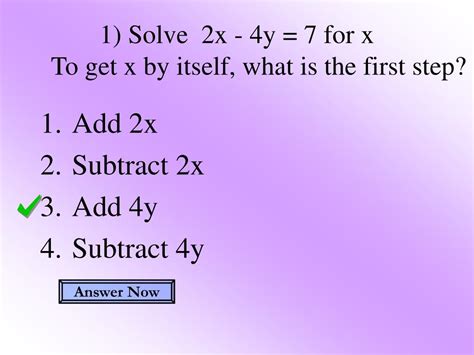 Ppt Solving Literal Equations Formulas For A Specified Variable Powerpoint Presentation
