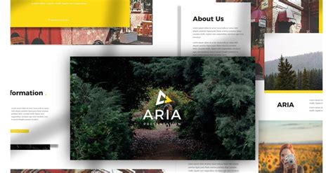 Aria PowerPoint Presentation Template TemplateMonster