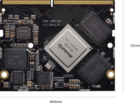 core 3399 jd4 six core high performance ai core board