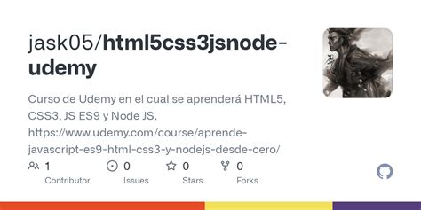 github jask05 html5css3jsnode udemy curso de udemy en el cual se