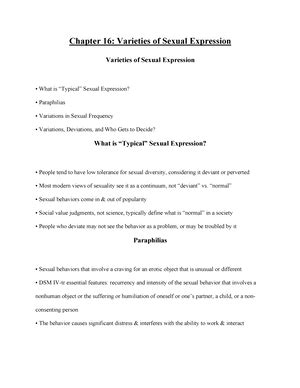 Human Sexuality Ch Human Sexuality Chapter Two Understanding Human Sexuality Theory And