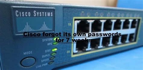Cisco Shipped Servers With The Wrong Default Password For Seven Weeks TechWorm