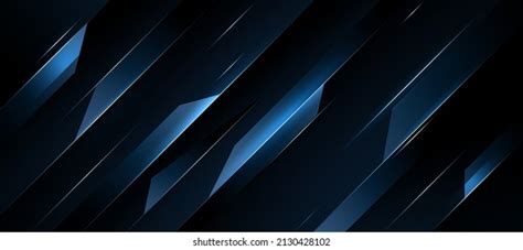 Template Diagonal Lines Blue Dark Overlapping Stock Vector Royalty Free 1835183188 Shutterstock