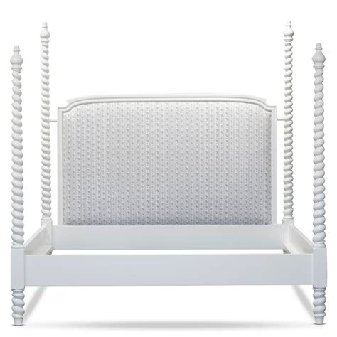 Betsy Barley Twist Upholstered Four Poster Bed The Beautiful Bed Company