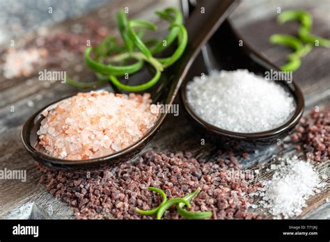 Different Types Of Salt Hi Res Stock Photography And Images Alamy