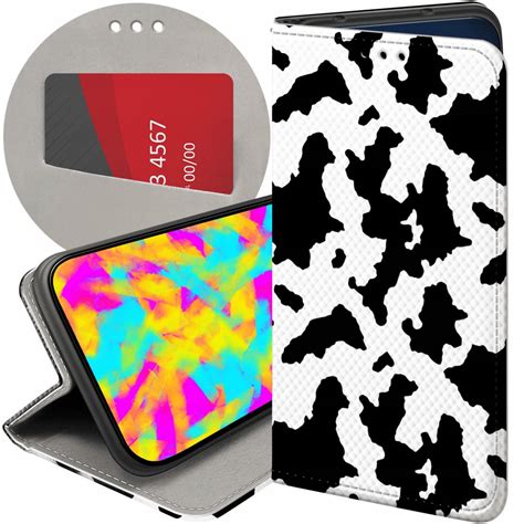 Etui Z Klapk Do Xiaomi Mi Wzory Krowa Aty Plamki Futera Pokrowiec Hello Case Sklep