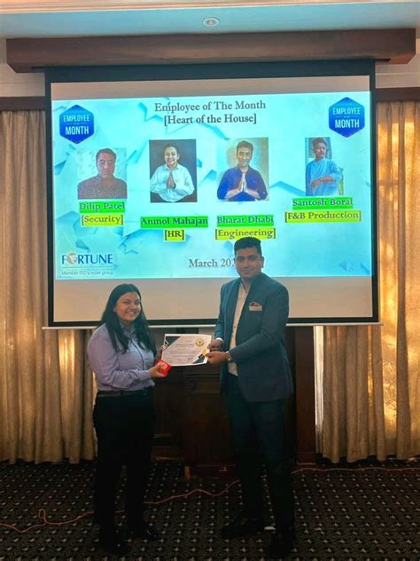 Anmol Mahajan On Linkedin Achievement Hr Employeeofthemonth Hotel