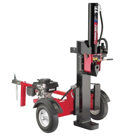 Troy-Bilt 27-Ton Gas Log Splitter in the Hydraulic Gas Log Splitters department at Lowes.com