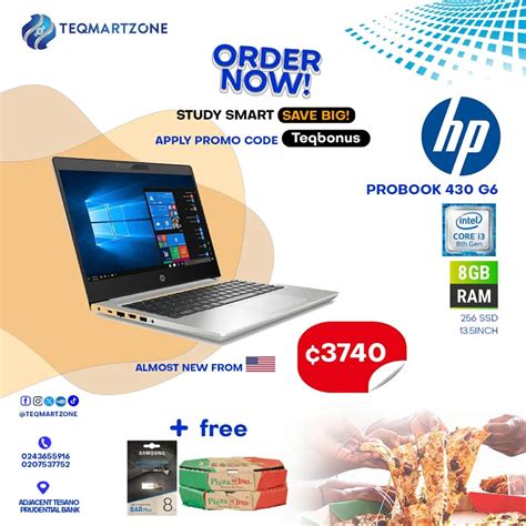 Hp Probook 430 G6 13 Hd I3 8145u 8gb Ram 256gb Ssd Windows 10 Pro