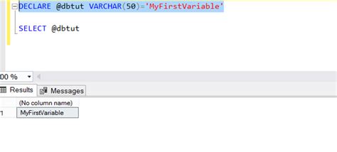 Declare Variables In Sql Servertsql Database Tutorials