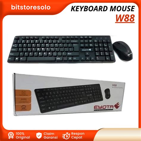 คีย ์ บอร ์ ดเมาส ์ ไร ้ สาย Combo Eyota W88 Usb คอมพิวเตอร ์ แล ็ ปท ็ อปพีซี Shopee Thailand