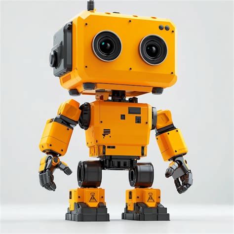 3d Assembly Kit Icon Build Your Own Robot Illustration Logo Premium