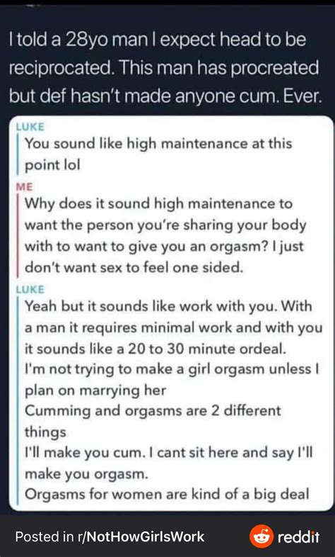 If A Man Is Unwilling To Expend The Effort To Give A Woman An Orgasm Thats A Clear Indication