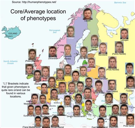 Core Average Location Of Phenotypes Maps On The Web Geography Map