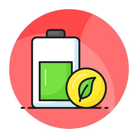 Premium Vector Creatively Designed Vector Of Eco Battery In Editable Style Premium Icon