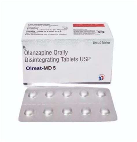 Olanzapine Mouth Dissolving 5mg Tablet 10x10 Alu Alu At ₹ 420 Box In Barwala