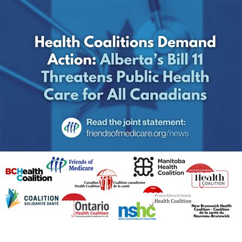 Health Coalitions Call On The Federal Government To Uphold The Canada