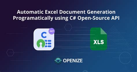 C Create Excel File Without Ms Office Openizeopenxml Sdk