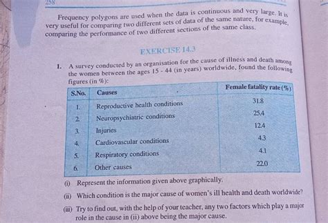 Frequency Polygons Are Used When The Data Is Continuous And Very Large I