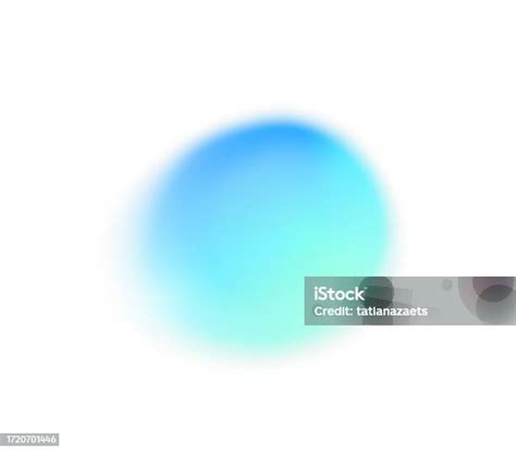 색상 그라데이션 둥근 모양 벡터 추상적인 배경 밝은 수채화 효과 메쉬 테두리를 따라 투명한 부분 유기적 형태 유기농에 대한 스톡 벡터 아트 및 기타 이미지 Istock