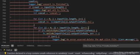 Eslint 代码规范性问题集锦function Declared In A Loop Contains Unsafe Refere