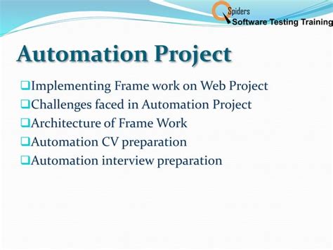 QSpiders Selenium Webdriver PPT