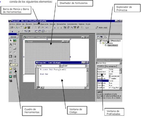 introducción al desarrollo deaplicaciones con visual basic mind map