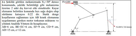 In The Mechanism Shown In The Figure At The Chegg