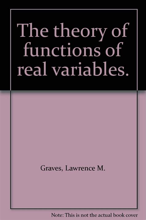 Buy Theory Of Functions Of Real Variables Book Online At Low Prices In India Theory