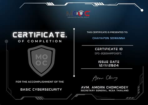 chaiyapol sowanna on linkedin cybersecurity lab ctf mooc