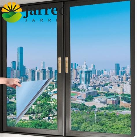 Jarred Sun Blocking Glass สติกเกอร์ Anti Peeping Uv Protection One Way Mirror Window Film ทน