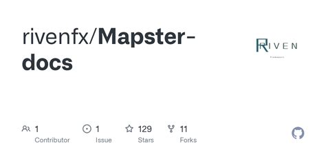 GitHub Rivenfx Mapster Docs