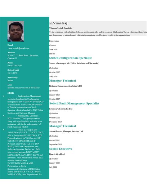 Resume Editor Pdf Ip Multimedia Subsystem Information And