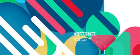 현대 기하학적 둥근 모양과 동적 라인 추상적 인 배경 플래카드 브로셔 포스터 및 배너에 대한 벡터 일러스트레이션 0명에 대한 스톡 벡터 아트 및 기타 이미지 Istock