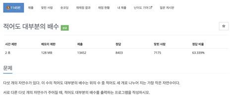 [백준] 적어도 대부분의 배수 bufferedreader stringtokenizer 브루트 포스 1145번 java