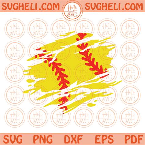 Distressed Baseball Svg Cricut Grunge Baseball Svg Softball Png Dxf