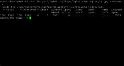 installing latest nginx from official repository azure gravy
