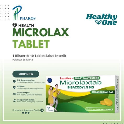 Jual Microlax Tablet Pelancar Sulit Bab Sembelit Pencahar Shopee Indonesia