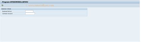FKKINVBILL REV M SAP Tcode Mass Reversal Of Billing Document