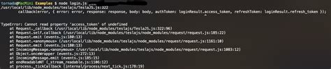 getting typeerror cannot read property access token of undefined
