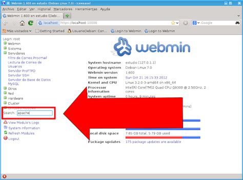 usuariodebian instalar y configurar el servidor web apache2