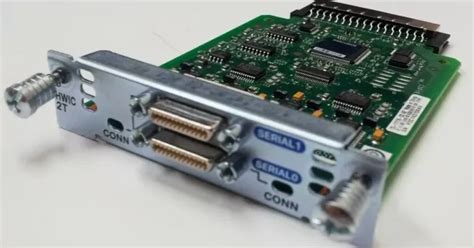 CISCO HIGH SPEED 2 PORT SERIAL WAN INTERFACE CARD MODEL HWIC 2T