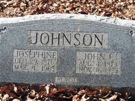 Josephine Amanda Mansa Manda” Johnson Johnson 1876 1965 Mémorial Find A Grave
