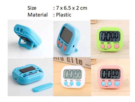 Promo Digital Timer Kitchen Timer Karakter Stopwatch Waktu Timer Alarm Lorena Diskon 50