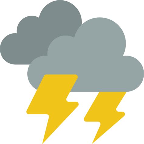Lightning Basic Miscellany Flat Icon