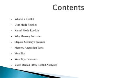 Hunting Rootkit From Dark Corners Of Memory Ppt