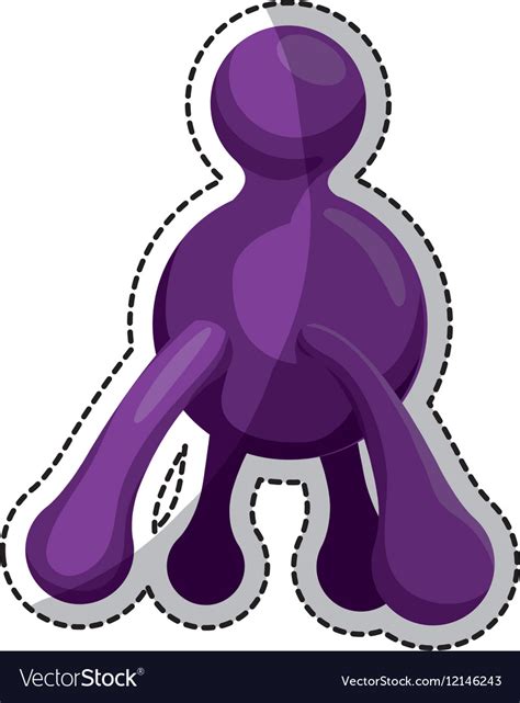 Massager Tool Icon Royalty Free Vector Image Vectorstock