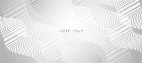 White Curve Abstract Background Vector Illustration Curved Banner Background Vector