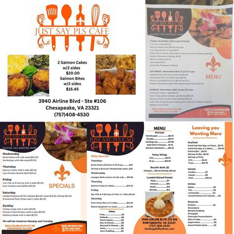 Just Say Pls Cafe Chesapeake Menu Reviews 29 Photos 20