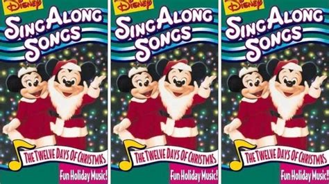 Disney Sing Along Songs The Twelve Days Of Christmas 1993 Youtube